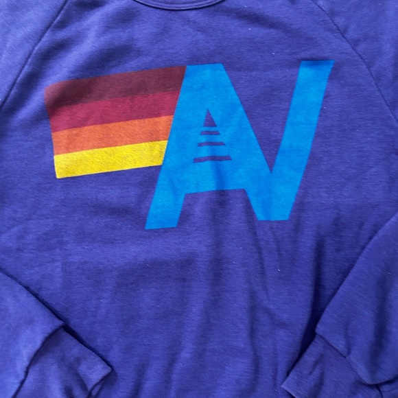 Aviator Nation | Tops | Rare Aviator Nation Dark Purple Logo Classic ...